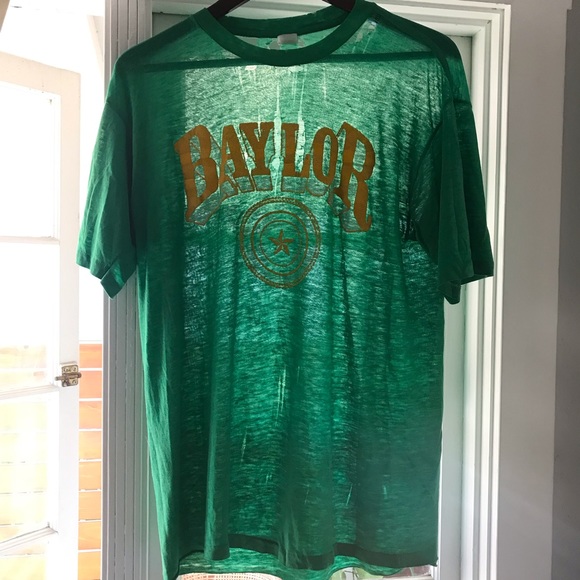 Vintage | Tops | Vintage Paper Thin Distressed Baylor Tee | Poshmark